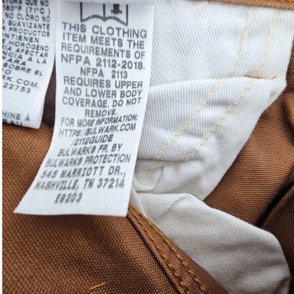 bulwark | Pants | Bulwark Fr Canvas Carpenter Flame Resistant Cat2 Work ...